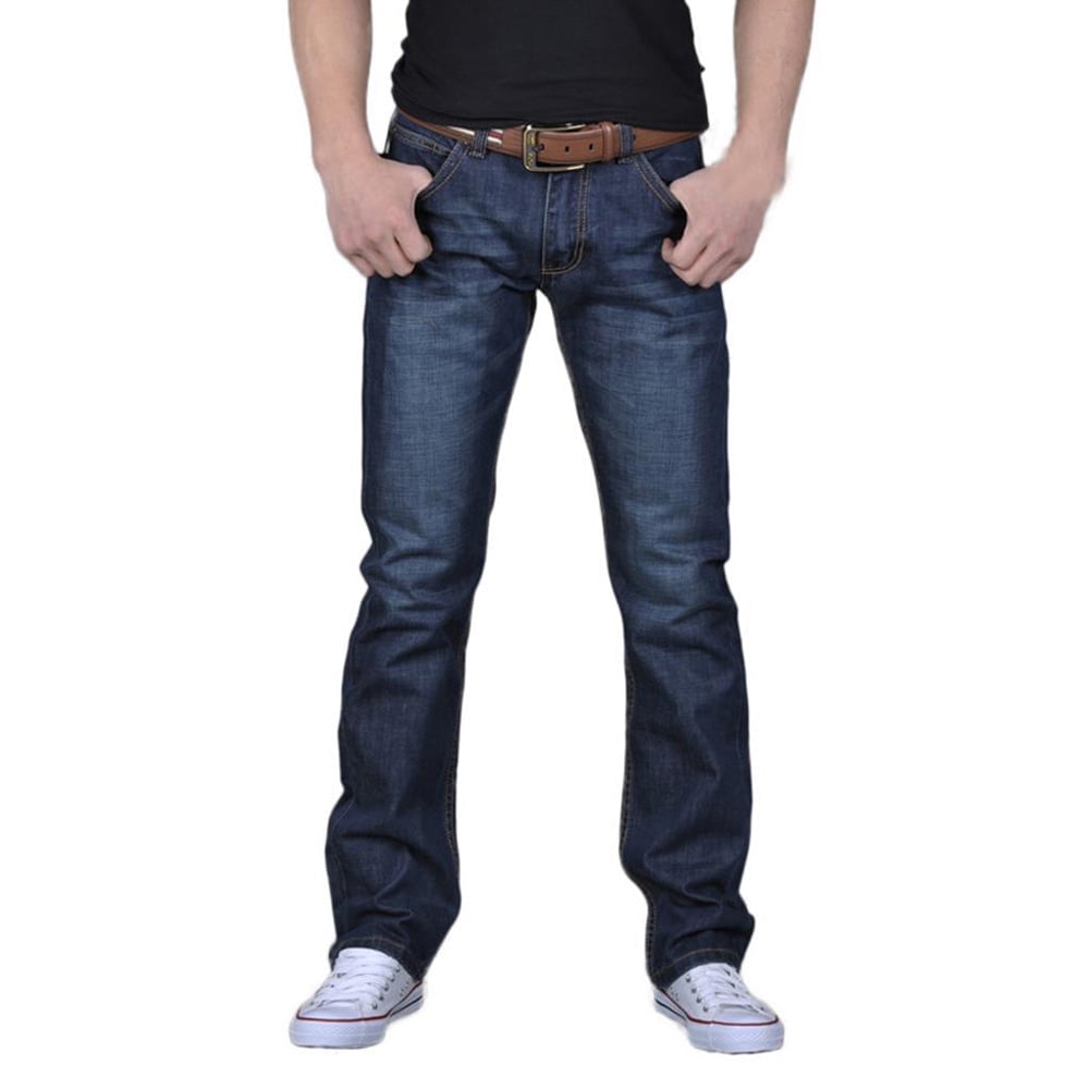 Click here for Generic Mens Jeans Relaxed Fit Denim Pants Comfort... prices