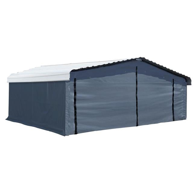 20 x 20 ft. Fabric Carport Enclosure Kit - Walmart.com