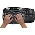 Logitech Mk550 920 002555 Wireless K350 Keyboard And M510 Mouse Combo Black Excellent