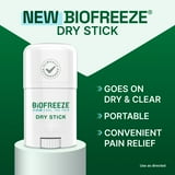 BioFreeze Pain Relief Portable Dry Stick Menthol Cold Topical for ...