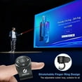 AMERTEER Wireless Presenter RF 2.4GHz Presentation Laser Pointer Finger Ring Remote PowerPoint ...