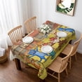 Cartoon Cats Tea Party Table Cloth 60x84in, Waterproof Rectangle ...