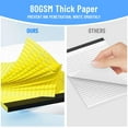3 Pack Legal Pads 8.5 x 11, College Ruled Notepads with Perforated ...