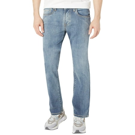 Buffalo David Bitton Men's Straight SIX Denim Jeans, Stone Wash, 36 32 ...