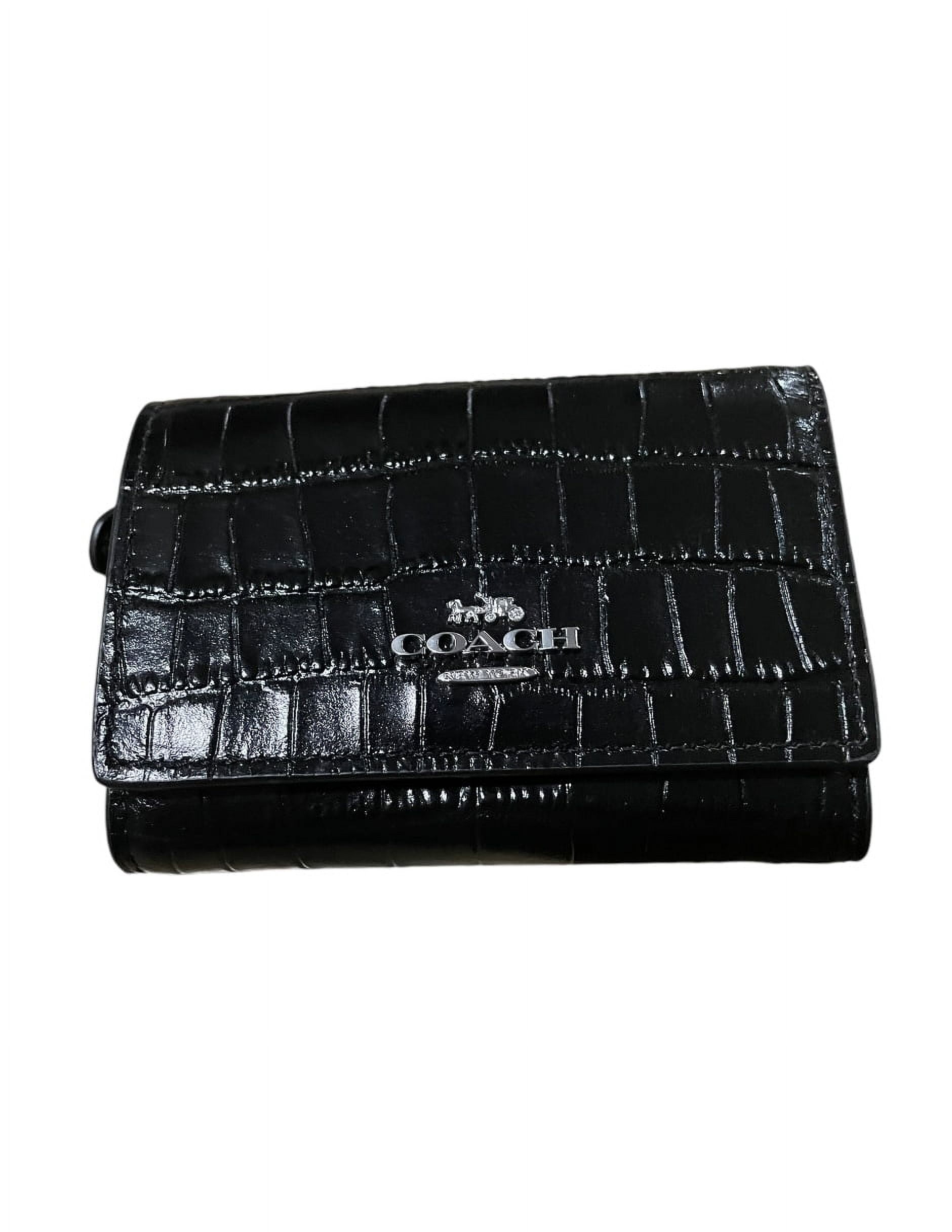 Mini Cartera de Piel Coach Black Coach | Walmart en línea