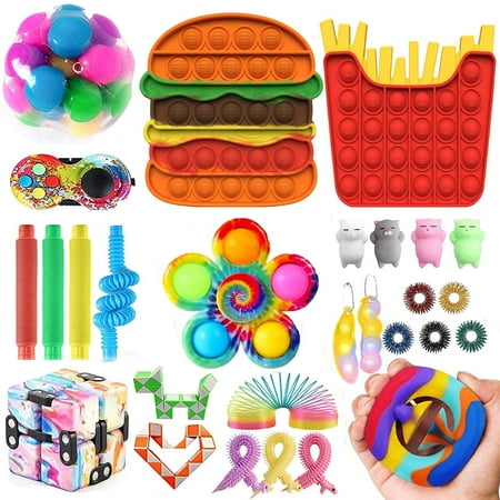 HTCM Fidget Packs Anti-Anxiety Tools,Pop Bubble Cheap Sensory Fidget ...