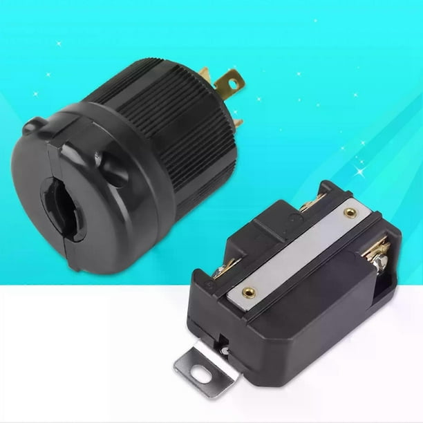 NEMA L6-30P L6-30R 30A 250V Twist Lock Electrical 3 Pin Plug Receptacle ...