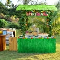 124PCS Tiki Bar Hut Kit, Portable Outdoor Tiki Bar Decor with Grass ...