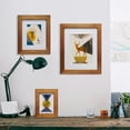 8x10 Picture Frames,Brown Rustic Wood Frame with HD Tempered Glass ...