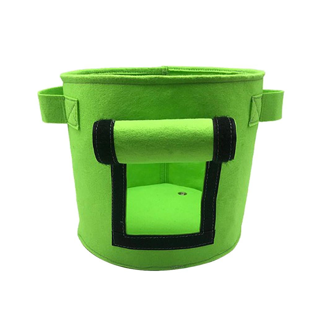 Garden Planting Bag Grow Felt Fabric Planter Bag Strawberry Plant ...