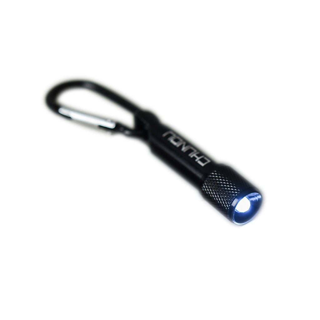 2 Colors Creative Flashlight Keychain Car Carabiner Clip for Emergency ...