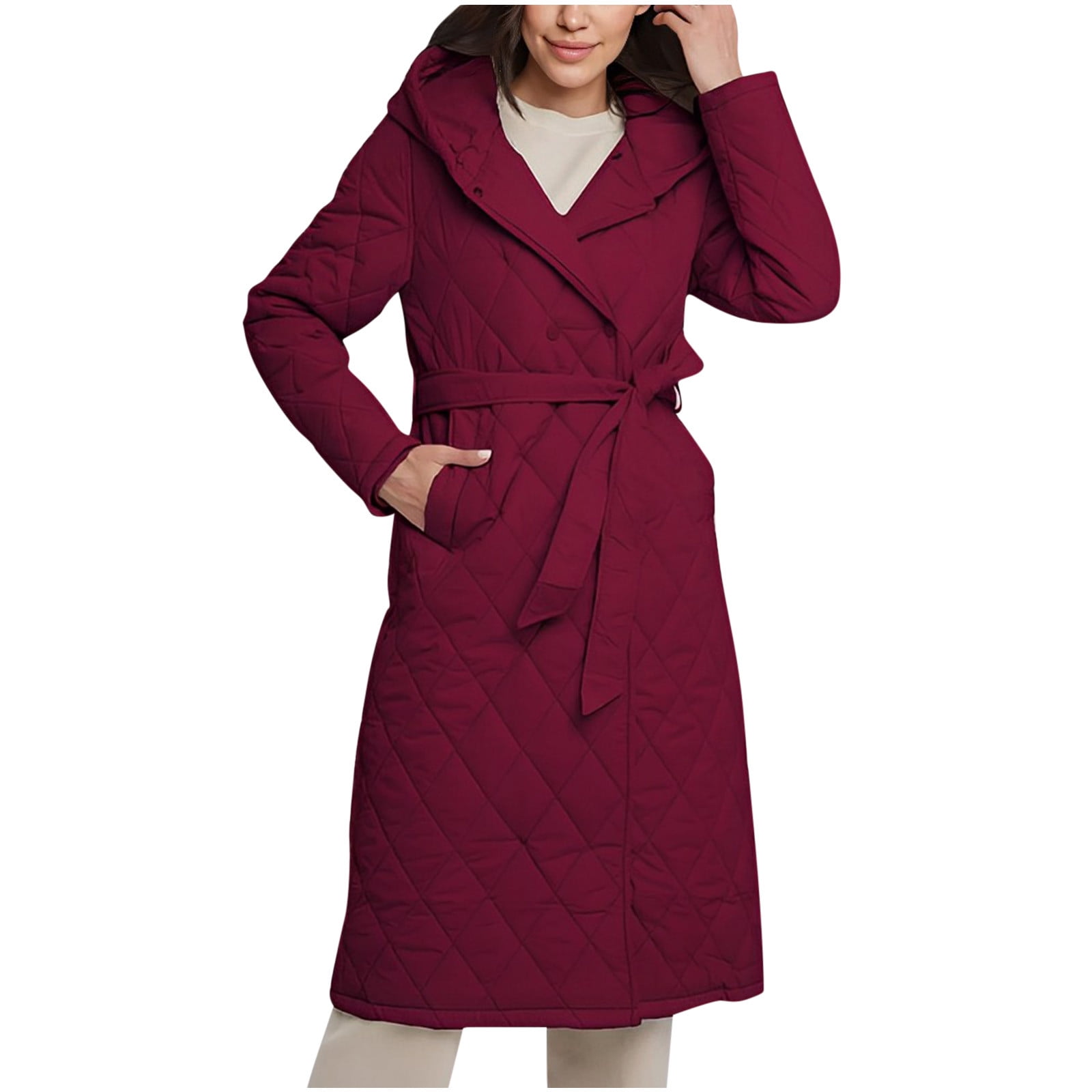 Click here for Faiwad Womens Thicken Down Coat Long Sleeve Lapel... prices