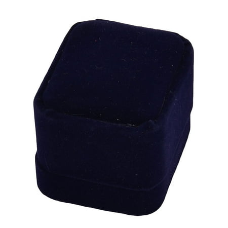 Celebration Velvet Rectangle Necklace Jewelry Ring Storage Case Box ...