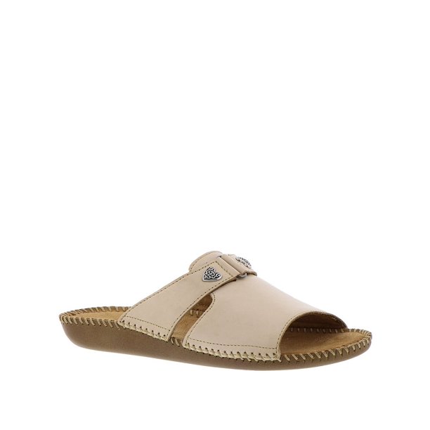 Auditions Womens Sparkle Leather Open Toe Casual Slide Sandals - Walmart.ca