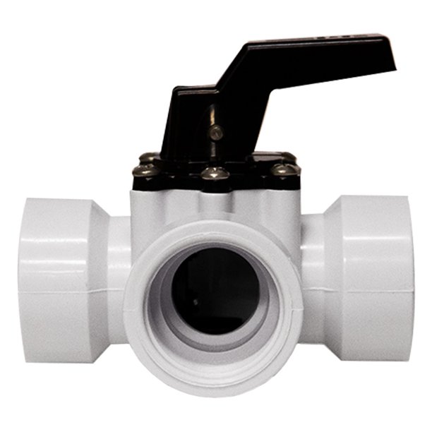 Aqua Select Inground Swimming Pool 3-Way Ball Valve 1-1/2" w/Female ...