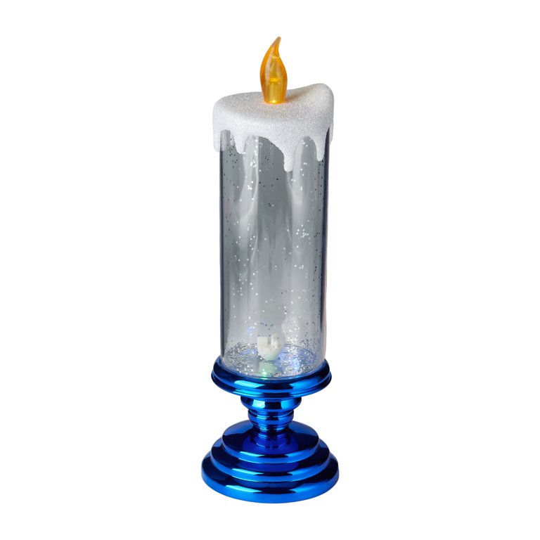 Blue Christmas Candle Images