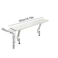 Clamp-On Desktop Elevated Storage Shelf, Adjustable Tabletop Organizer ...