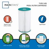 Mainstays Pool Filter Cartridge Type IV B for Above-Ground Pools 5.6x10 ...