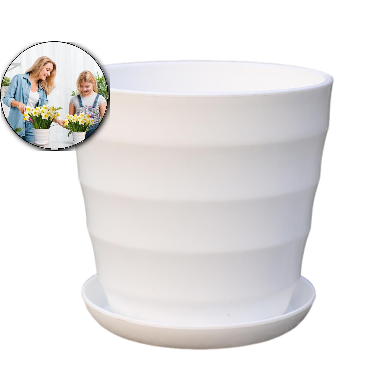Click here for Dvruxg Outdoor & Indoor Flower Pots - Large Plasti... prices