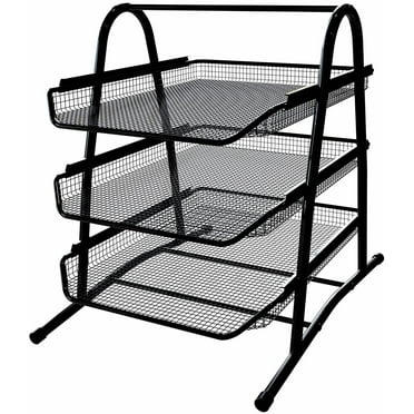 Mind Reader Stackable Paper Tray, Desktop Organizer, File Storage ...