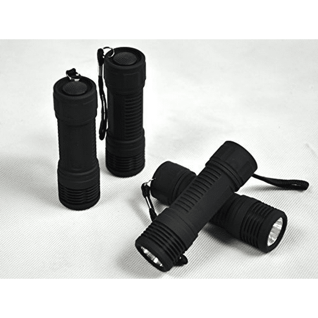 MaxWorks 70890 4-inch 1-Watt LED Flashlight with Non-Slip Finish ...