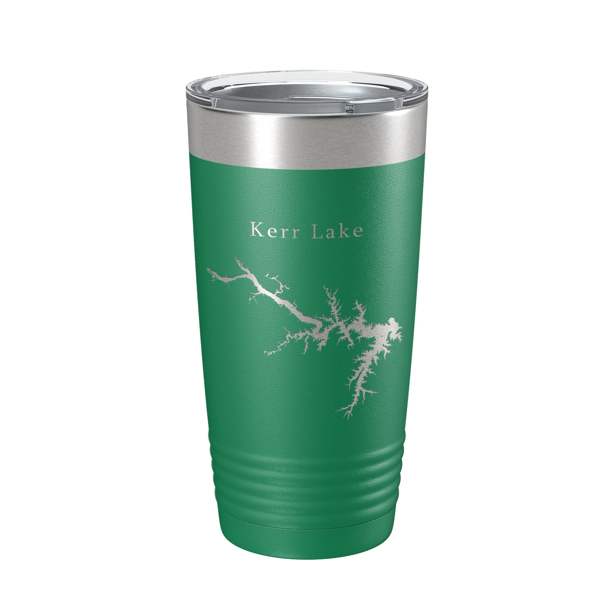 Kerr Lake Reservoir Buggs Island Tumbler Lake Map Travel Mug Insulated ...