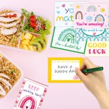 60 Pcs Lunch Box Notes for Kids Positive Affirmation Love Note Cards ...