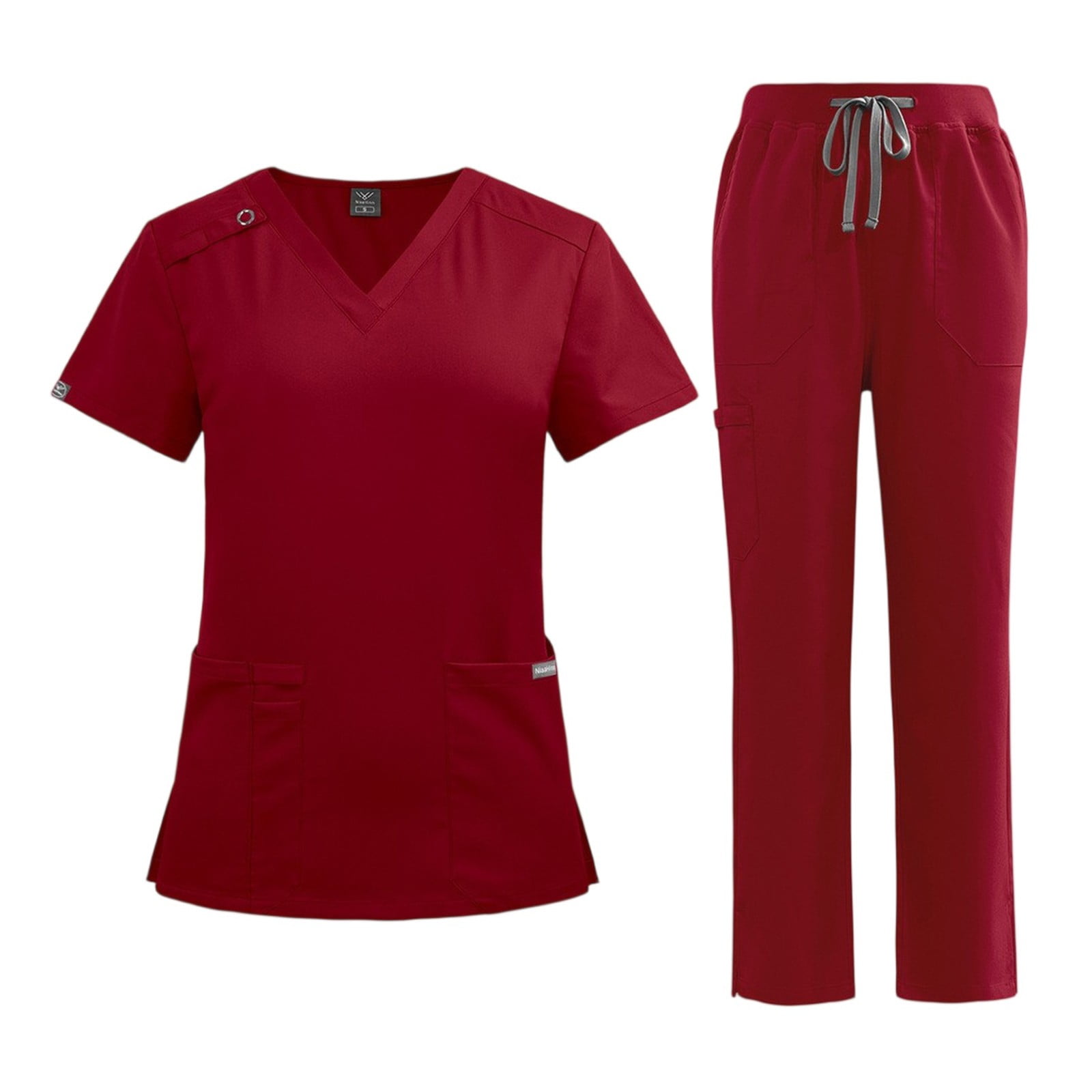 Click here for Ktyne Scrubs Sets For Women Stretchy Nurse Uniform... prices