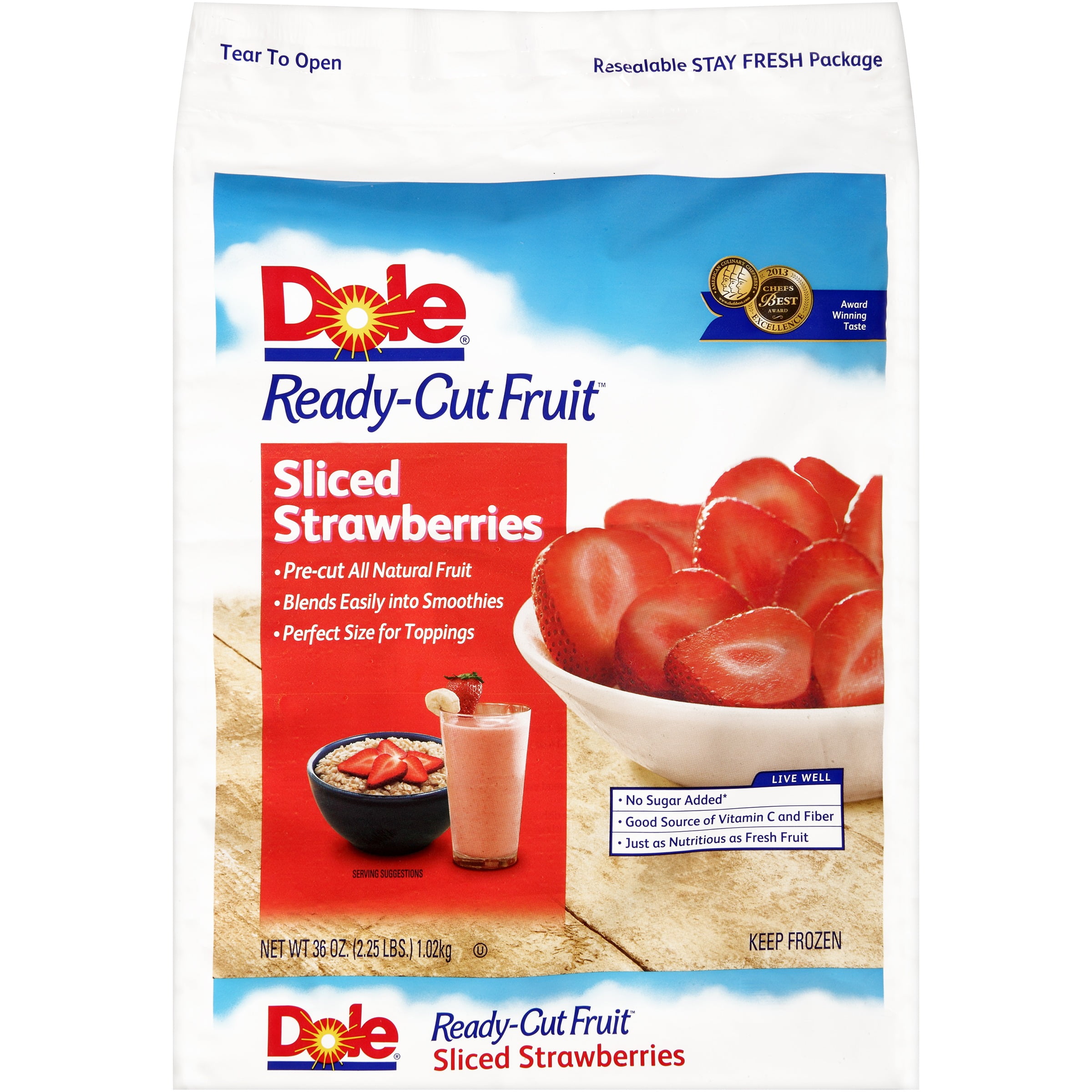 Dole® Ready-Cut Fruit™ Sliced Strawberries 36 oz. Bag – BrickSeek Dole® Ready-Cut Fruit™ Sliced Strawberries 36 oz. Bag – BrickSeek