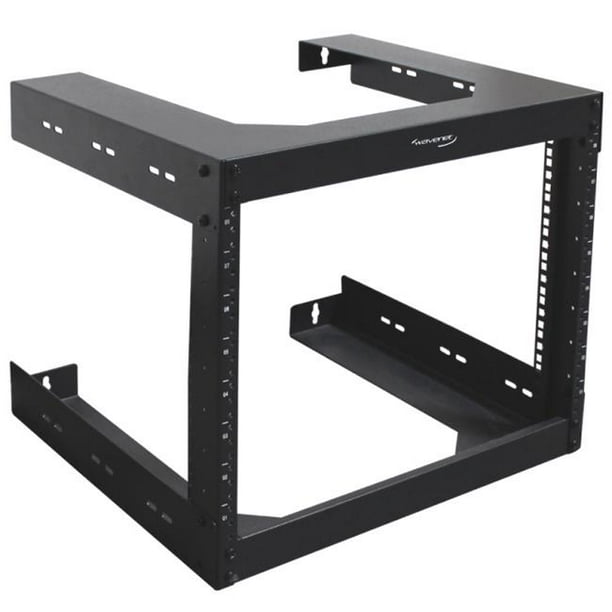 Wavenet 3000-N 8U Wall Mount 18 in. Deep Open Frame Server Room Rack ...