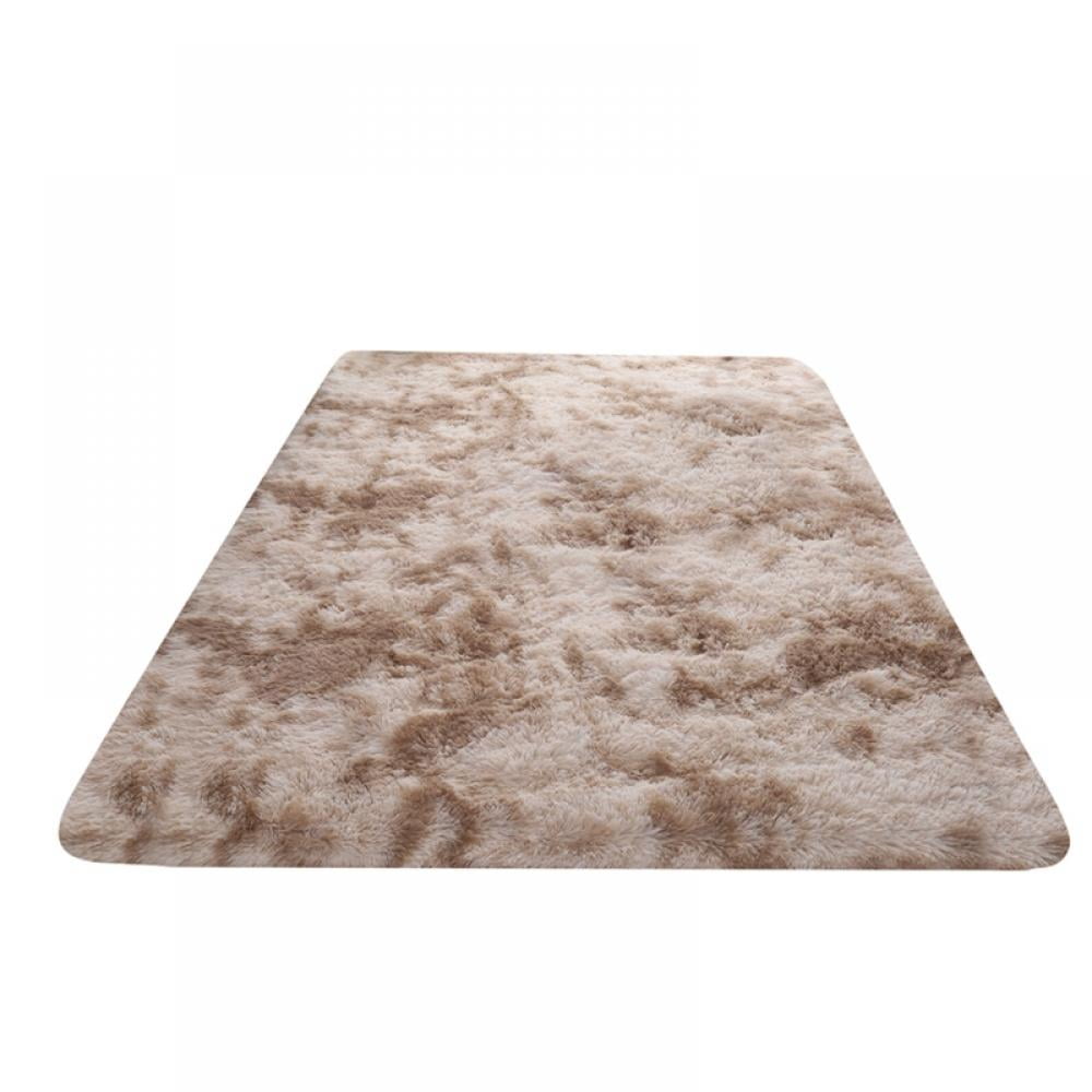 Tie Dye Ombre Bedroom Fluffy Rug 1.3X2Ft Living Room Plush Rug, Kids ...