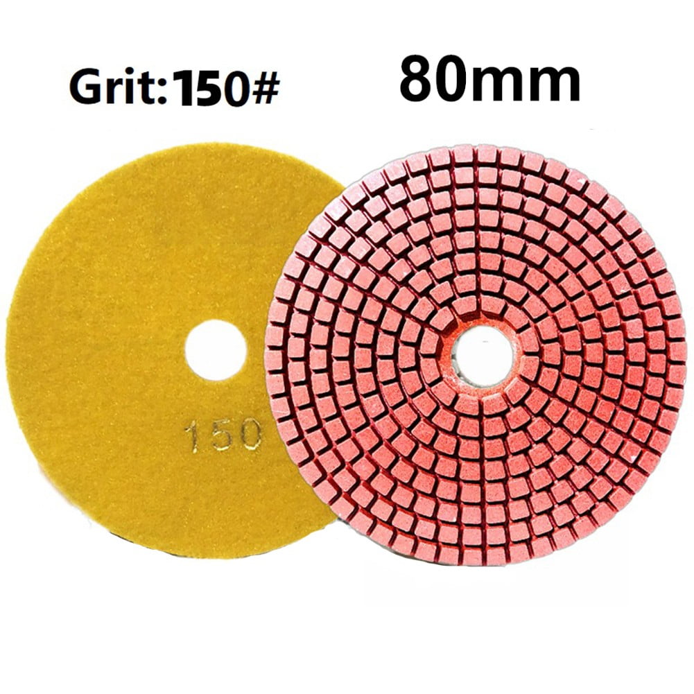 Ana 3 Inch 80mm Dry Wet Diamond Polishing Pads Flexible Grinding Discs