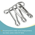 Uxcell Spring Hooks Snap Clip Hooks 25x9.5x2mm 304 Stainless Steel ...