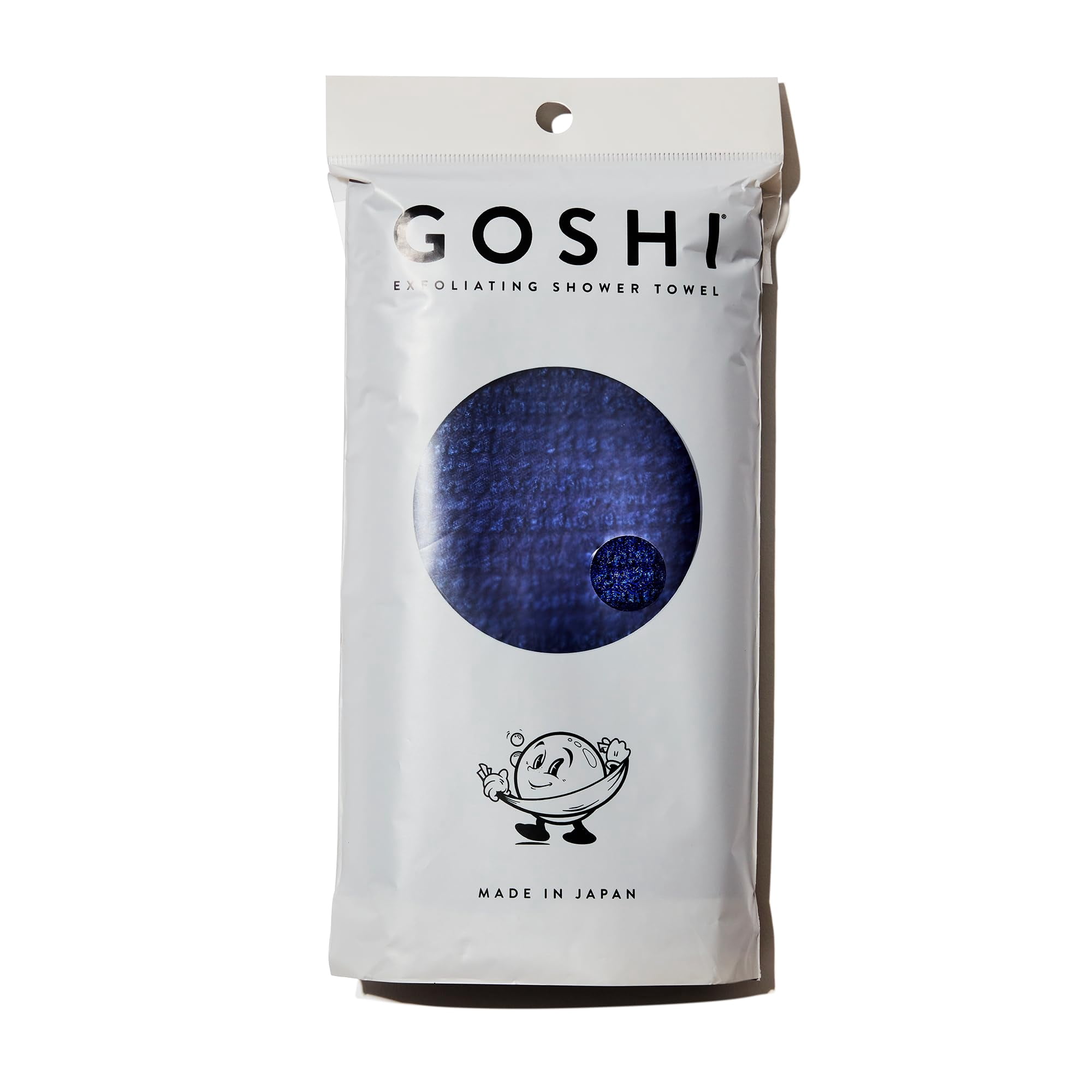 Toalla de ducha exfoliante GOSHI, toallita exfoliante resistente a la ...