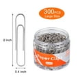 NEEWAY 300pcs Large Paper Clips, Jumbo Paper Clip, 2 Inch Paperclips ...