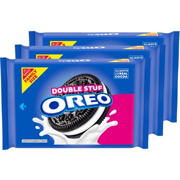 OREO Chocolate Sandwich Cookies, Family Size, 3 Packs - Walmart.com