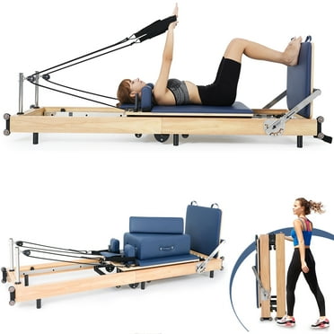Lilypelle Pilates Reformer Machine Equipment with Spring for Home ...