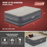 Coleman Tritech Air Mattress Full 22" with Built-in AC Pump - Walmart.com