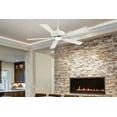 5 Blade Ceiling Fan With Light Kit-15.5 Inches Tall And 52 Inches Wide ...