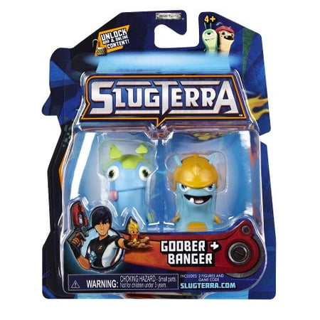 Slugterra Mini Figure 2-Pack Goober Banger [Includes Code for Exclusive ...