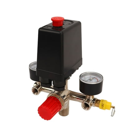 Air Compressor Pressure Regulator Kit, Barometer Equipped Accurate ...