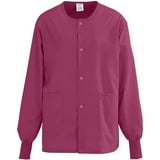 Medline AngelStat Unisex Snap-Front Warm-Up Scrub Jacket - Walmart.com