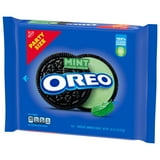 OREO Mint Creme Chocolate Sandwich Cookies, Party Size, 26.7 oz ...