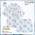 Anime Chiikawa Sleepwear Pure Cotton Home Wear Hachiware Short Sleeved ...