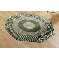 Newport 4' Octagonal Braided Rug - Sage - Walmart.com