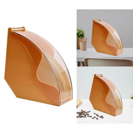 Dust-proof Large Coffee Filter Holder Box Dispenser Shelf for Large ...