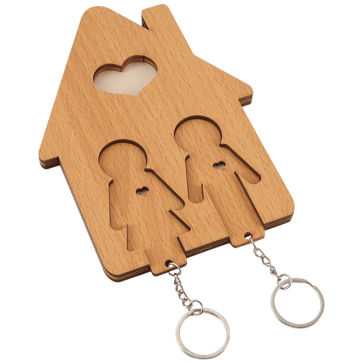 Click here for Unbranded Wood Key Holder Wall-Mounted Key  Wooden... prices