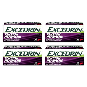 Excedrin Relief Caplets: Tension Headache, Neck & Shoulder Pain ...