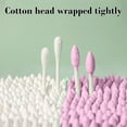 Cotton Swabs Double End Buds, 300 Pieces White and Pink Paper Stick ...