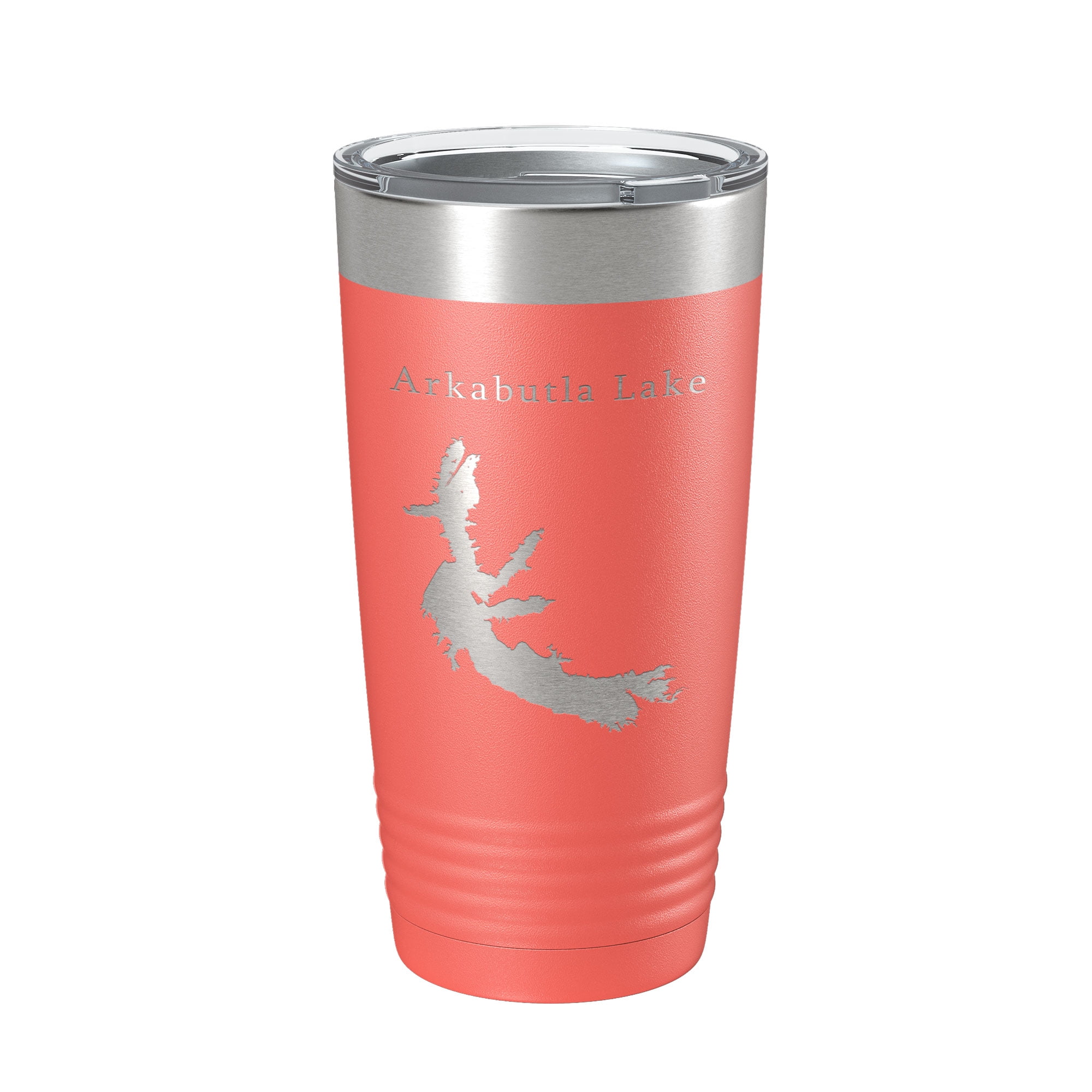 Arkabutla Lake Map Tumbler Travel Mug Insulated Laser Engraved Coffee ...